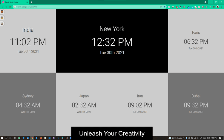 World Clocks Extention | WebAll